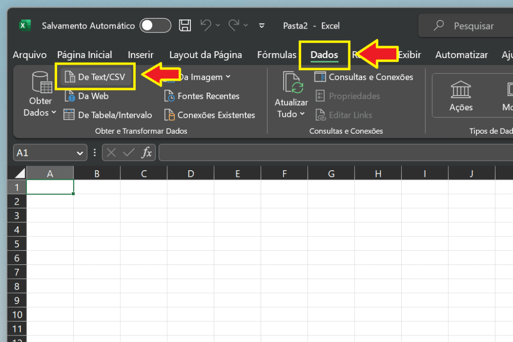 Como alterar o delimitador de um CSV com Excel - Mercado Turbo
